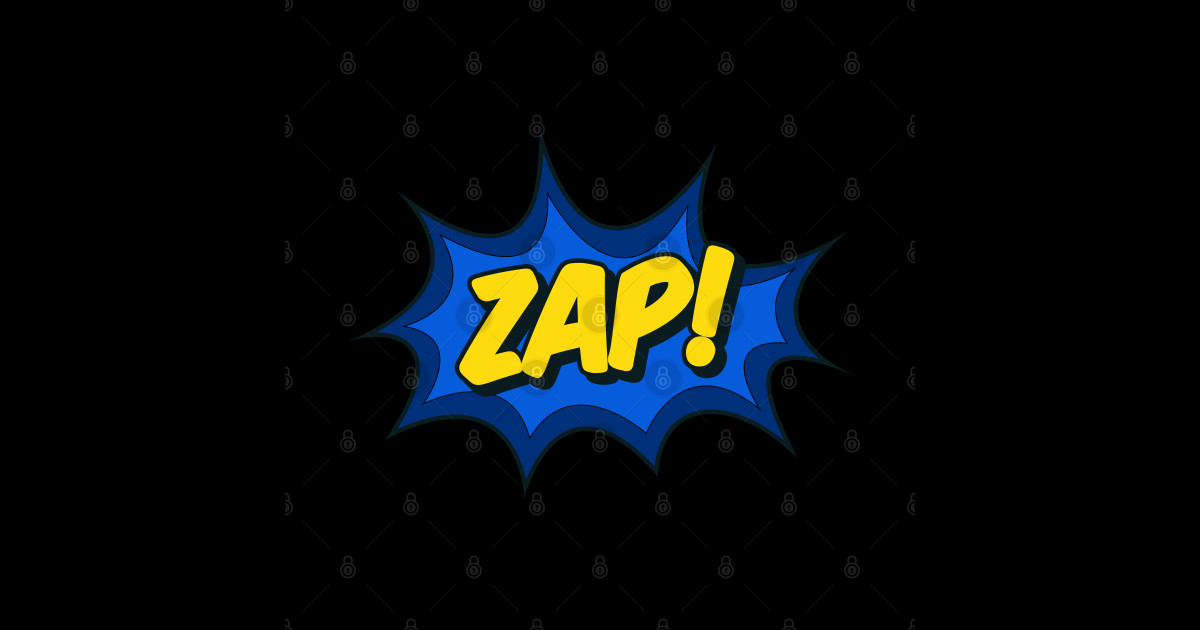Zap! Comic Effect - Comic - Sticker | TeePublic