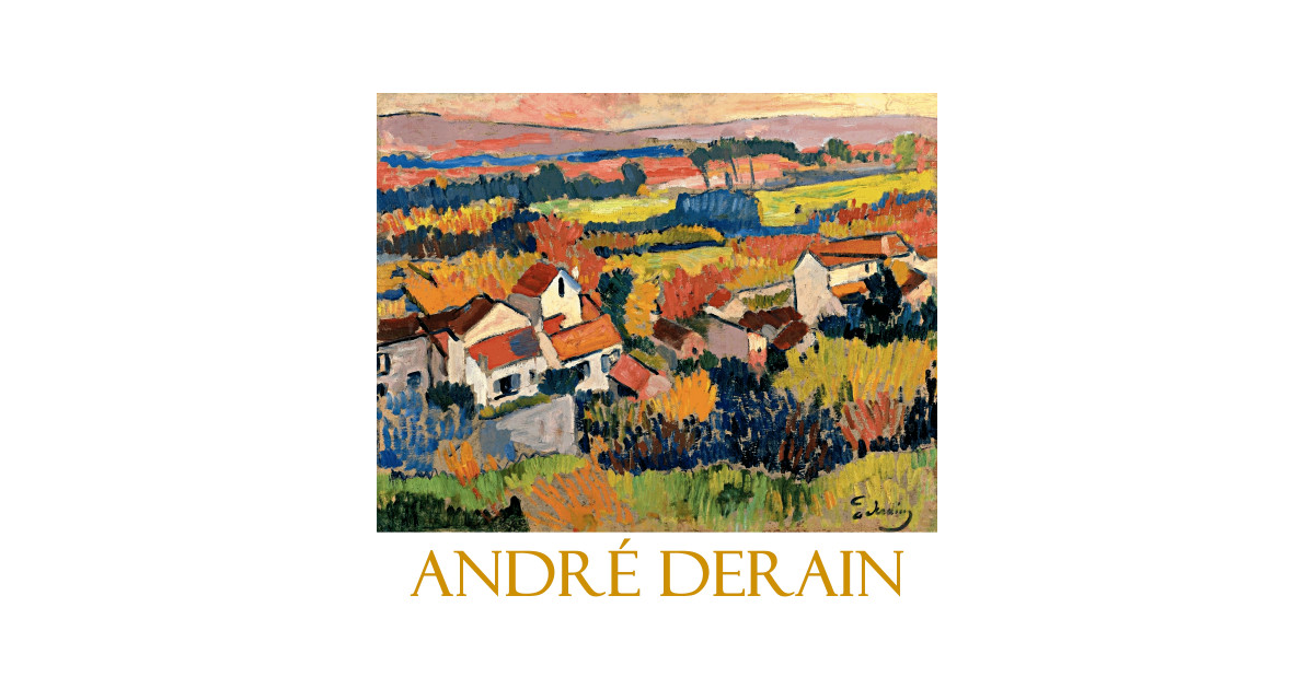 Landscape Near Chatou (1904) by Andre Derain - Paintings - Kids Hoodie ...