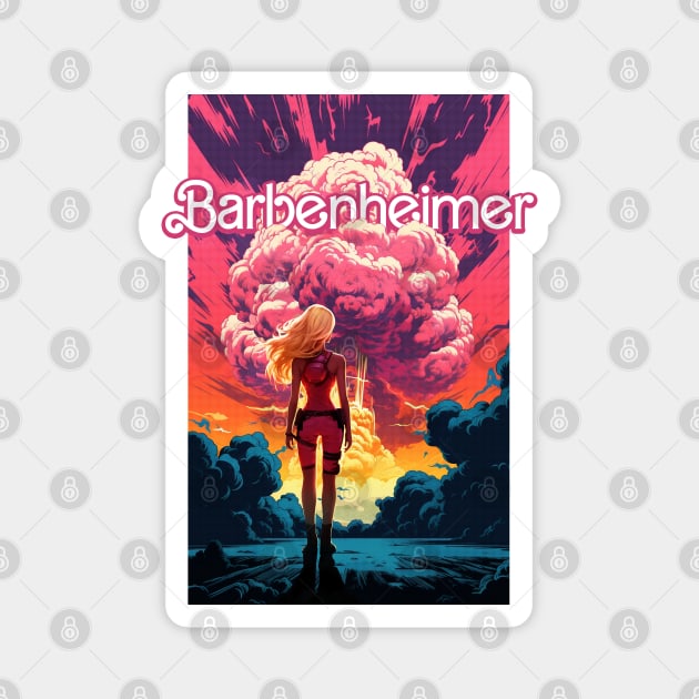 Barbenheimer - 2023 Barbenheimer vintage - Barbenheimer Design - Magnet ...