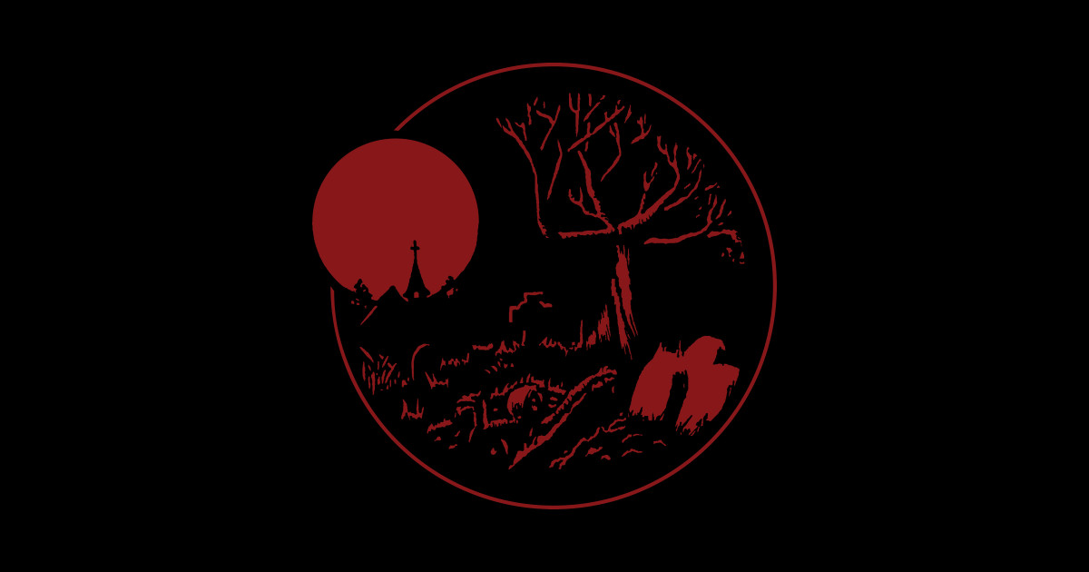 Graveyard - Red - Sticker | TeePublic