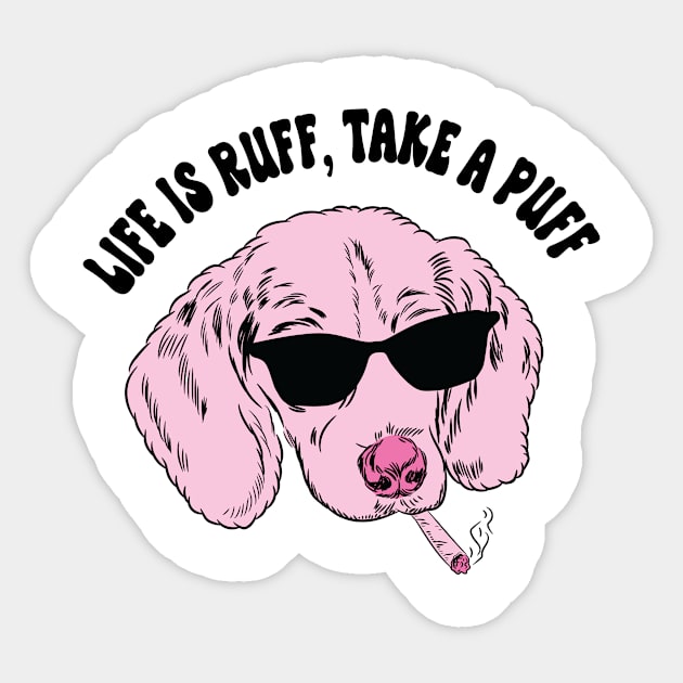 Take a Puff Graphic - Weed Culture - Sticker | TeePublic