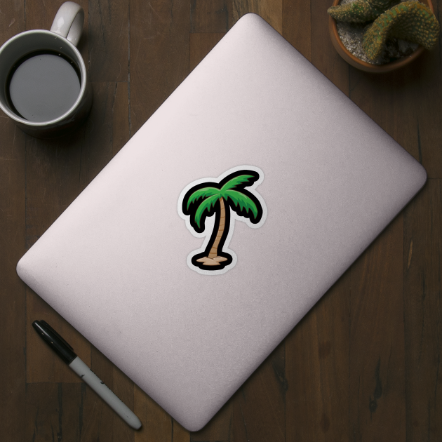 Coconut Tree - Coconut Tree - Sticker | TeePublic