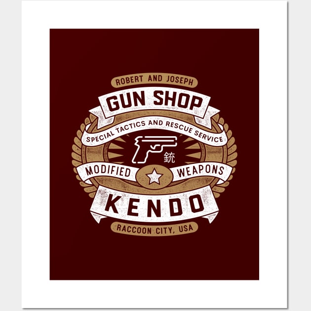 Kendo Gun Shop Emblem - Resident Evil - Posters and Art Prints | TeePublic