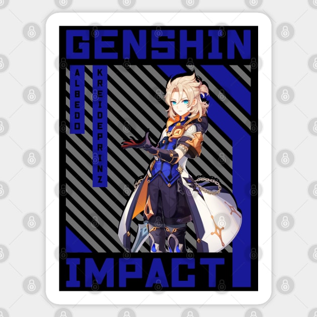Albedo II | Genshin Impact - Genshin Impact - Sticker | TeePublic