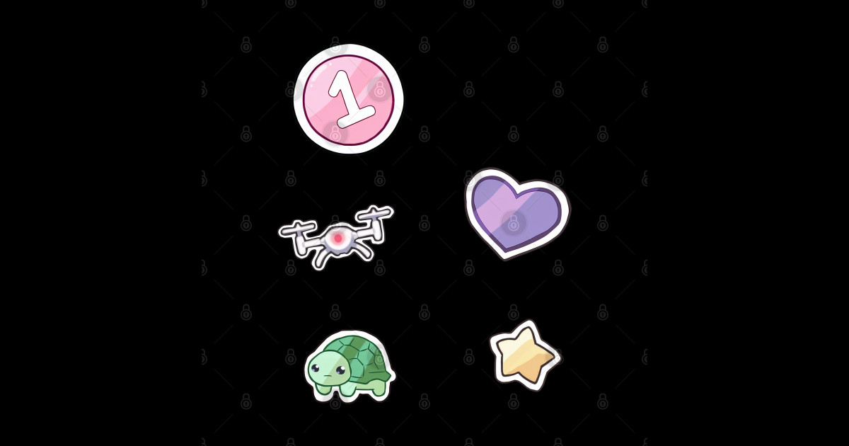 Neuro-sama VTuber Button Badge Sticker Set - Neuro Sama - Sticker ...