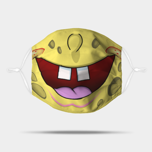 Spongebob - Cartoons For Kids - Mask | TeePublic
