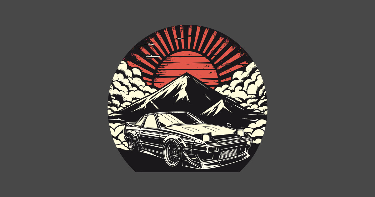 Jdm Car Japanese Retro Car Racing Drifting Legend Tuning Jdm Drift
