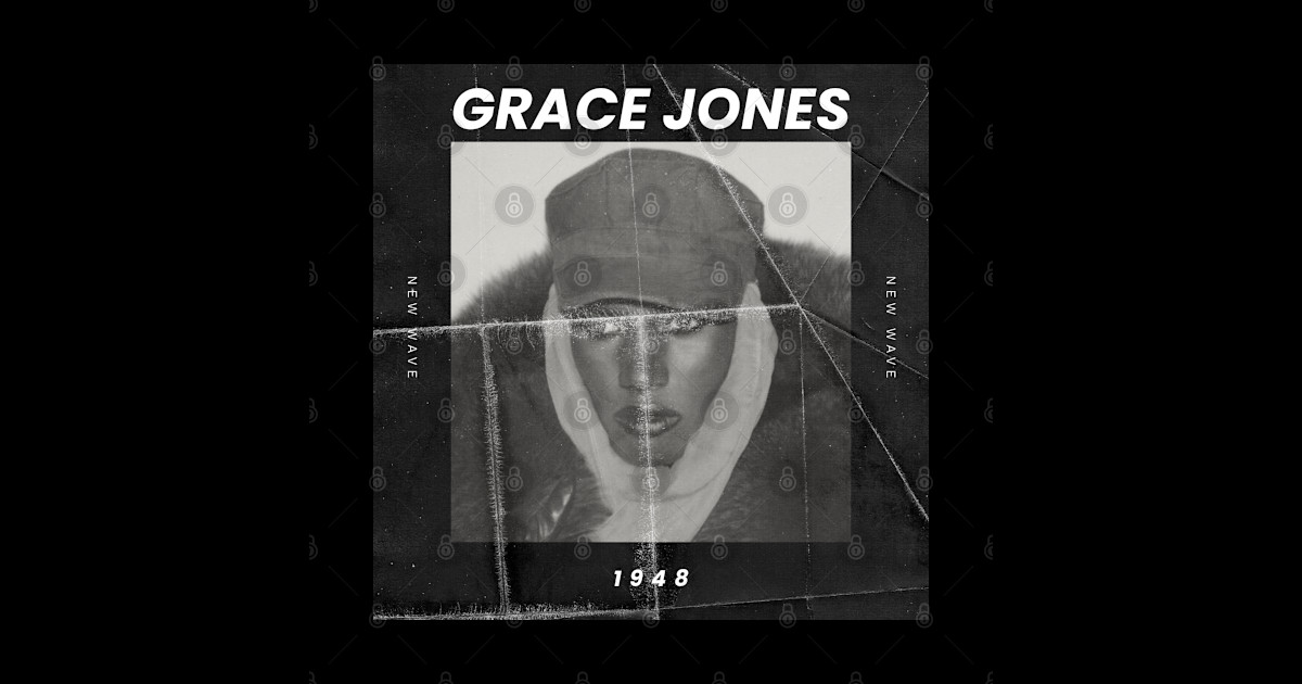 Grace Jones / Vintage Photo Style - Grace Jones - Sticker | TeePublic