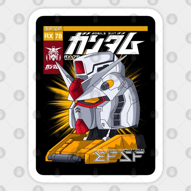 Gundam - Gundam - Sticker | TeePublic
