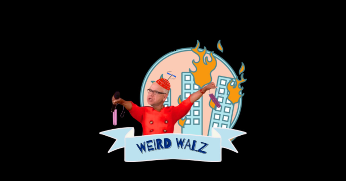 Weird Walz - Tim Walz - Sticker | TeePublic