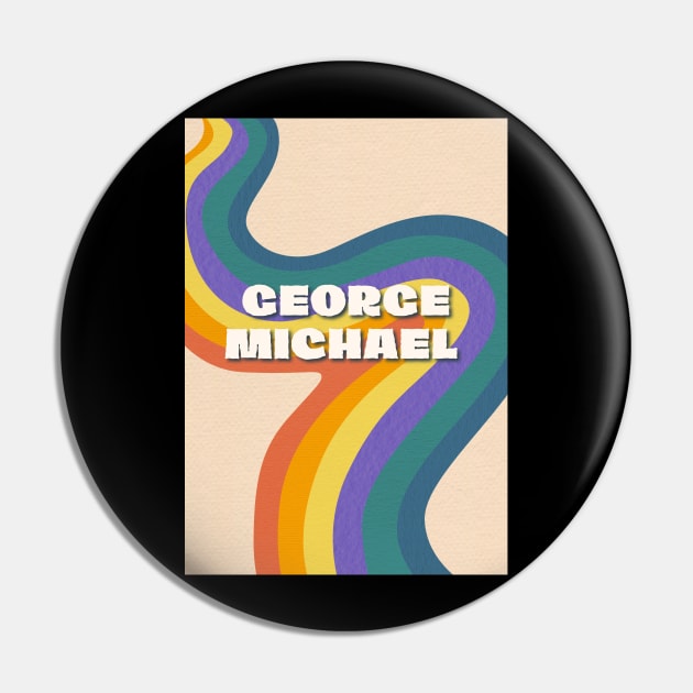 George Michael - George Michael - Pin | TeePublic