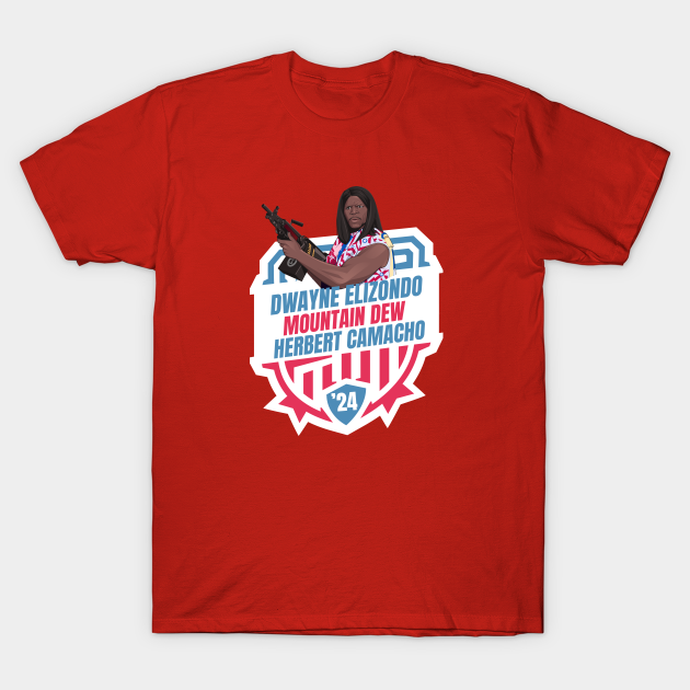 Dwayne Elizondo Mountain Dew Herbert Camacho '24 - Idiocracy - T-Shirt ...