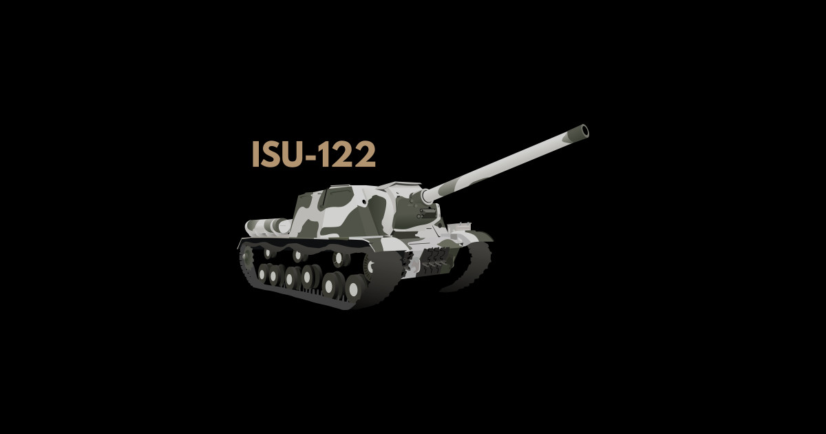 ISU-122 Soviet WW2 Tank Destroyer - Tank Destroyer - Sticker | TeePublic