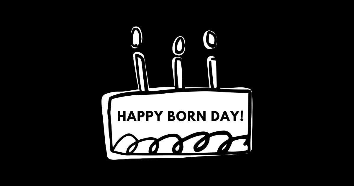Happy born day or Happy Birthday. Celebrate your birthday in style ...