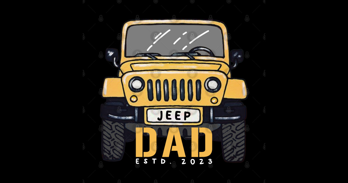 Jeep Dad - Jeep Dad - Sticker | TeePublic