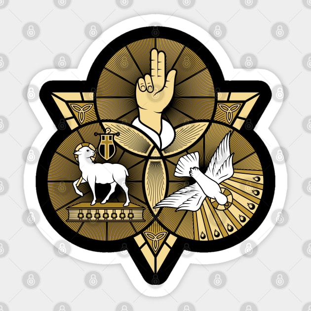 The magnificent seal of the Holy Trinity - Holy Trinity - Sticker ...