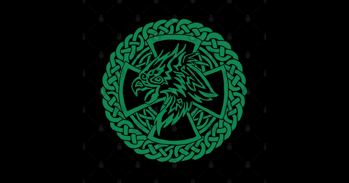 Celtic Hawk - Celtic Symbol - Posters and Art Prints | TeePublic