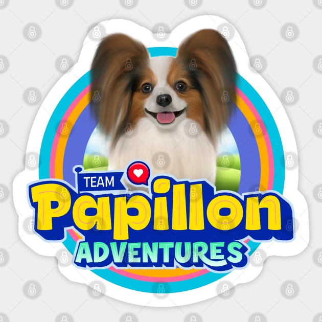 Papillon dog - Papillon Dog Gifts - Sticker | TeePublic