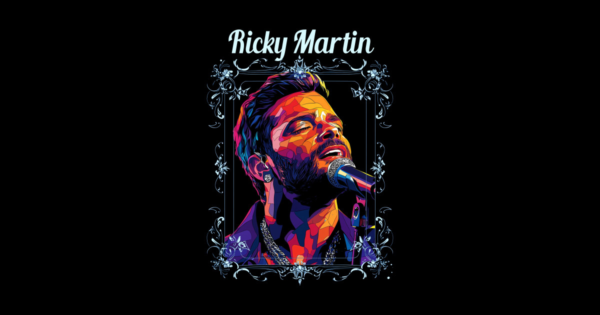 RICKY MARTIN MUSICIAN FAN ART - Ricky Martin Musician Fan Art - Sticker ...