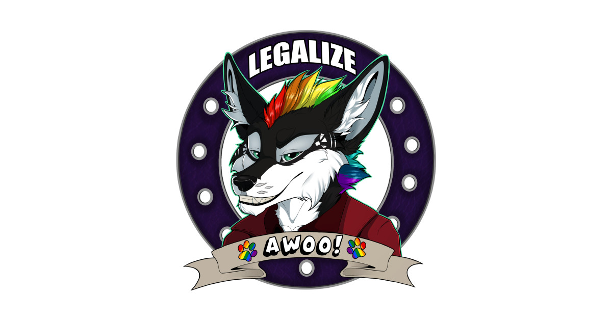 Legalize AWOO - Furry Fandom - T-Shirt | TeePublic