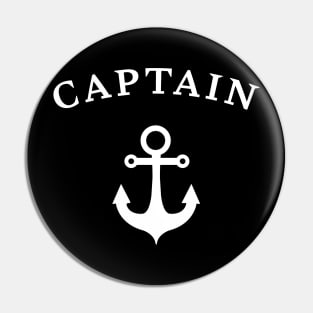Captain Logo Pins and Buttons for Sale | TeePublic