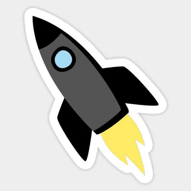 Rocket ship space pattern - Rocket Ship Space Pattern - Sticker | TeePublic