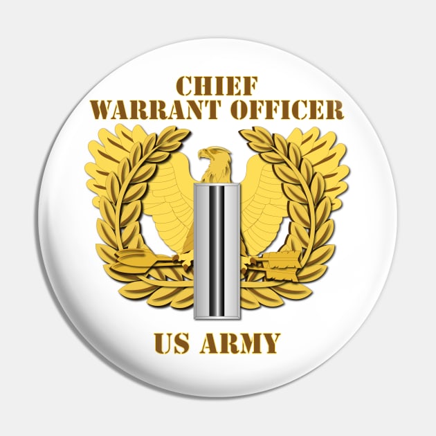 Emblem - Warrant Officer - CW5 - Veteran - Pin | TeePublic