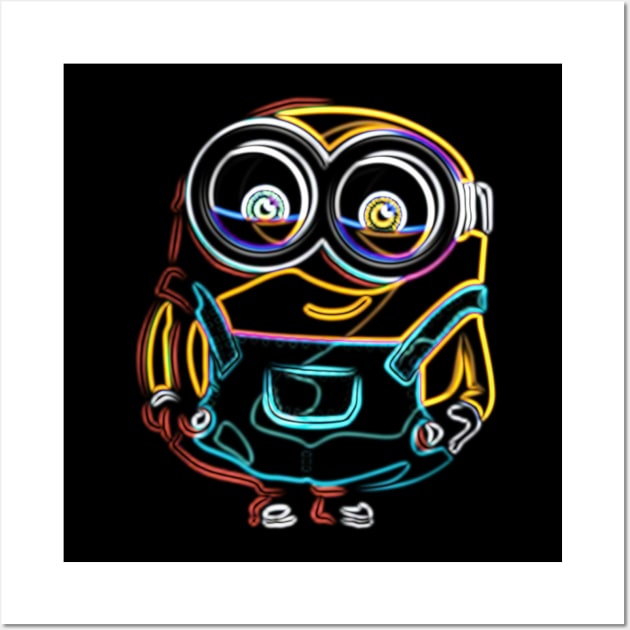Minion Neon - Minions - Posters and Art Prints | TeePublic