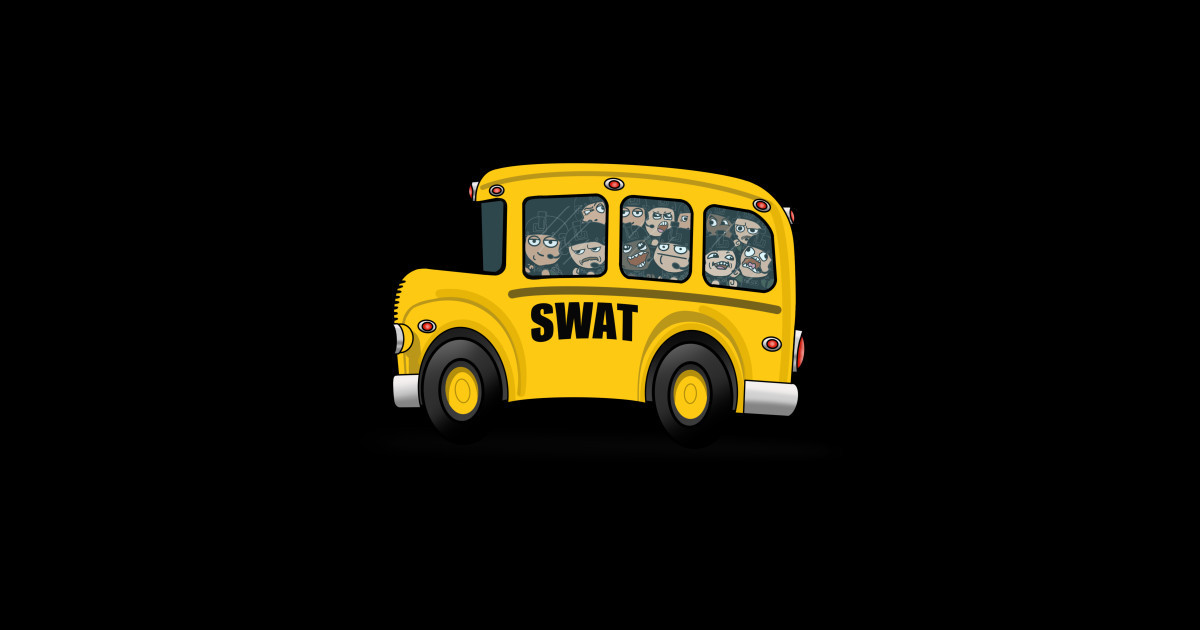 swat bus - Swat - Sticker | TeePublic
