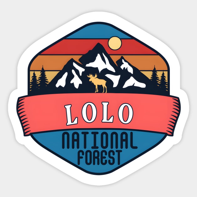 Lolo National Forest - Lolo - Sticker | TeePublic
