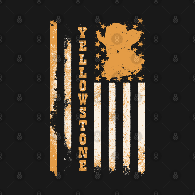 Yellowstone Cowboy Flag - Yellowstone - T-Shirt | TeePublic