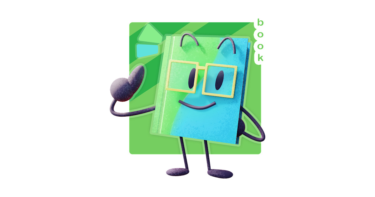 3D Book (BFDI Book) - Bfdi - T-Shirt | TeePublic