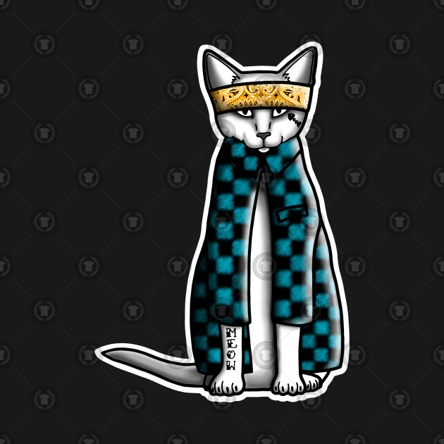 Gato Cholo - Cat with Attitude - Gato - T-Shirt | TeePublic