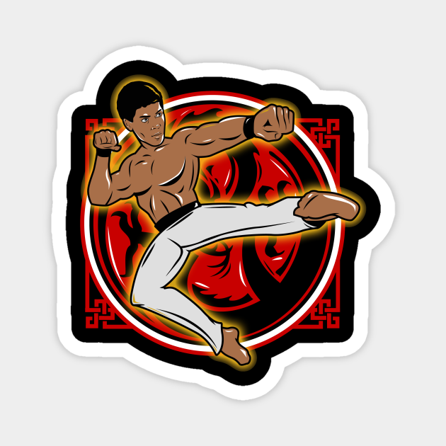 Flying Leroy - Bruce Leroy - Magnet | TeePublic