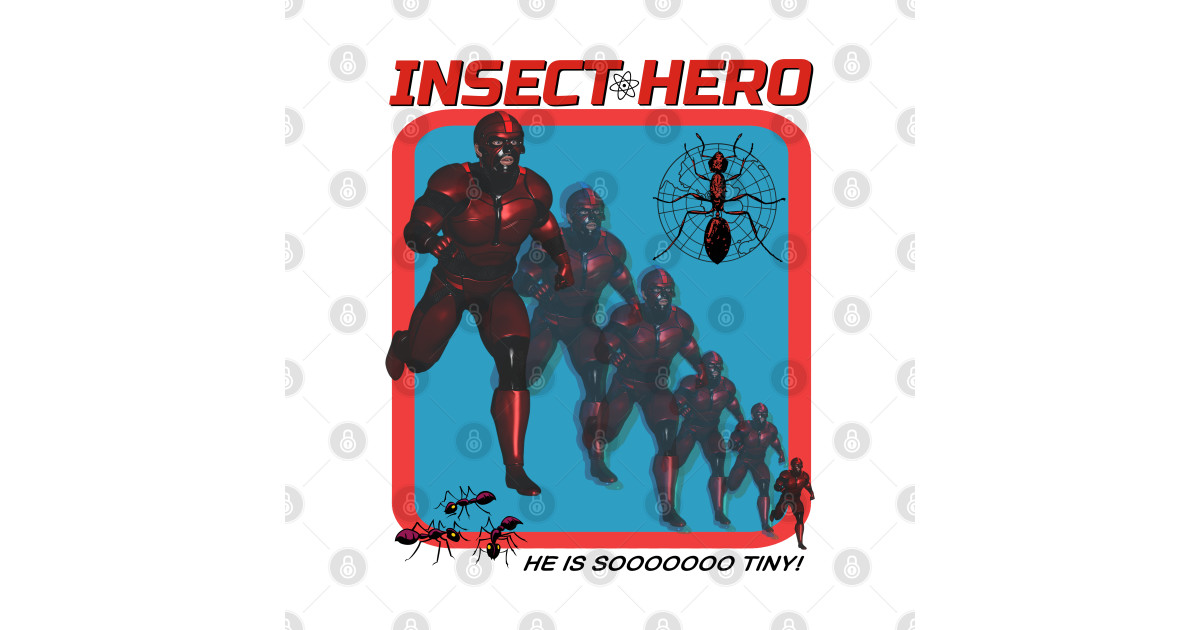 INSECT HERO Parody Retro Off Brand Boot Super Hero Funny Knock Off ...