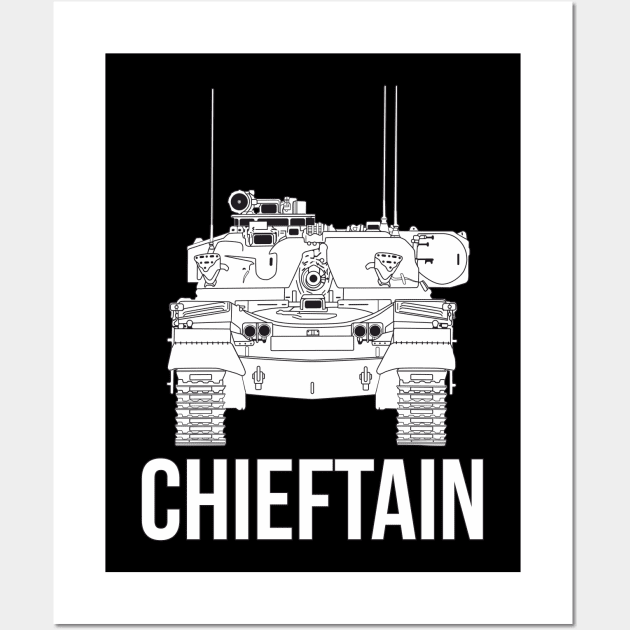 British Chieftain Mk 5 Main Battle Tank - Main Battle Tank - Posters ...