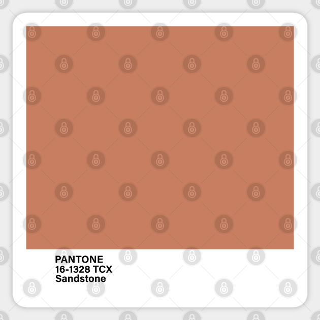 pantone 16-1328 TCX Sandstone - Pantone 16 1328 Tcx Sandstone - Sticker ...