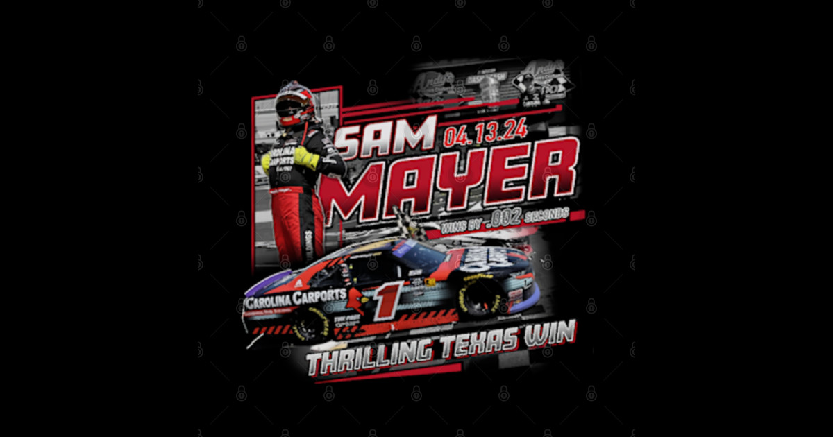 Sam Mayer Xfinity Series Race Win - Sam Mayer - Sticker | TeePublic