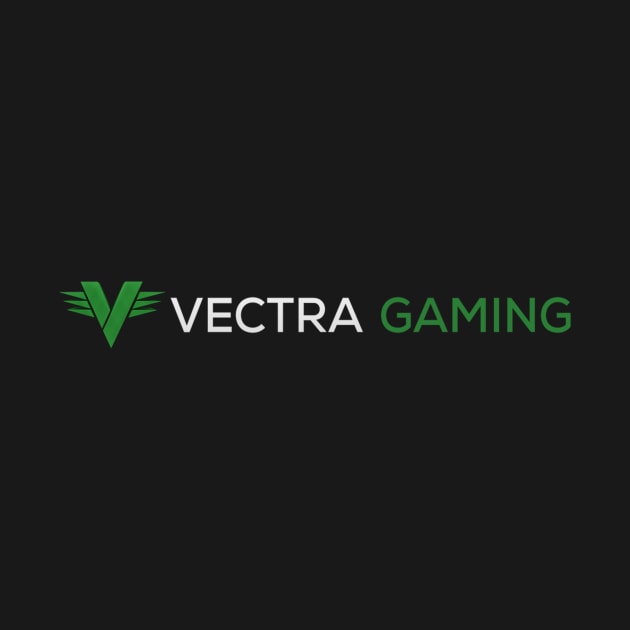 Vectra Gaming Logo (White) - Games - T-Shirt | TeePublic