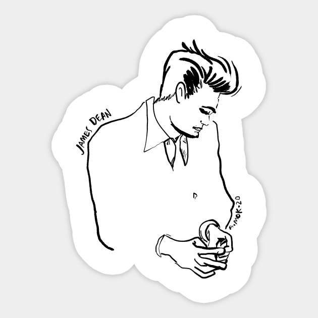 James Dean - Actor - Sticker | TeePublic