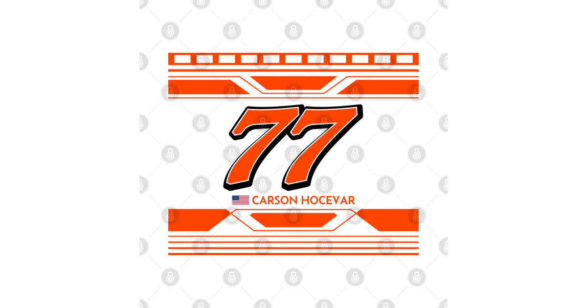 Carson Hocevar #77 2024 NASCAR Design - Carson Hocevar - T-Shirt ...
