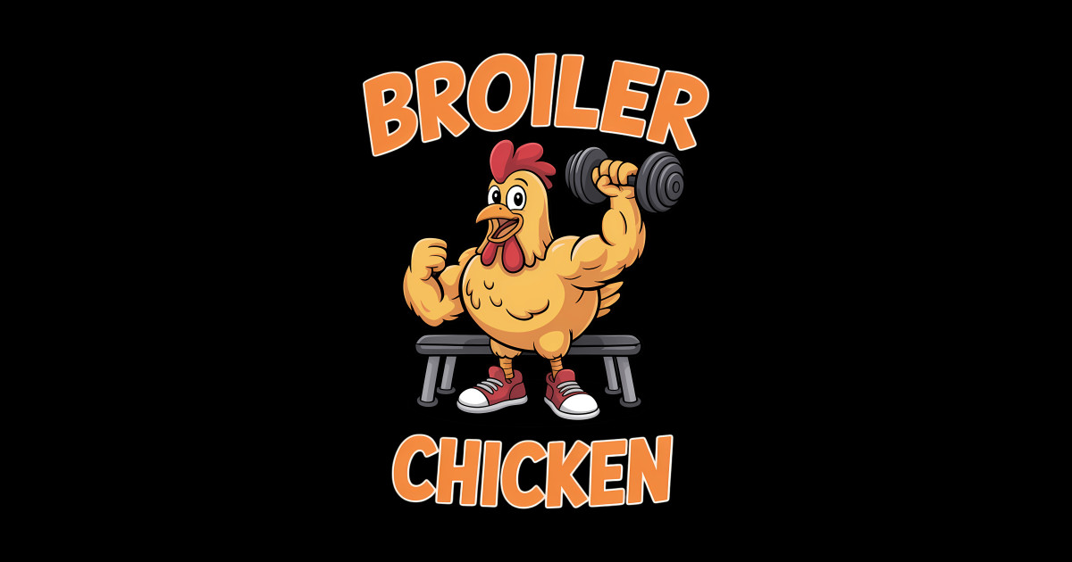 Gym Broiler Chicken Muscle Training Funny Weight Training - Weight ...