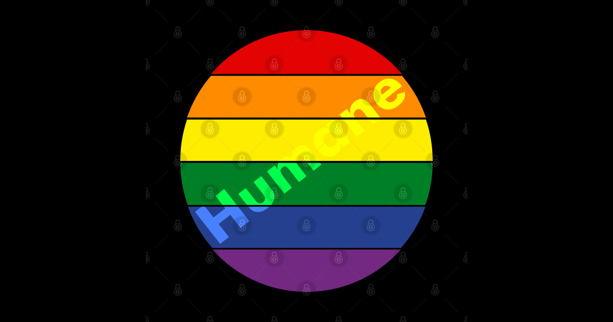 Rainbow Pride Flag Circle Lgbtq Humane colorful - Pride Flag - Sticker ...