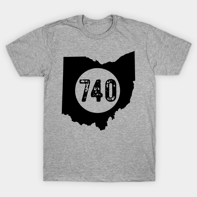 740 area code Ohio Columbus - Ohio Area Code 740 - T-Shirt | TeePublic