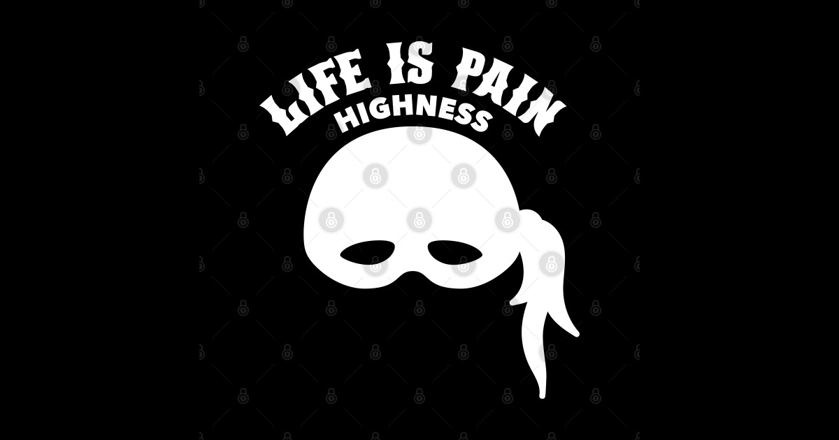 Life is Pain Highness - Princess Bride - The Princess Bride - Sticker ...