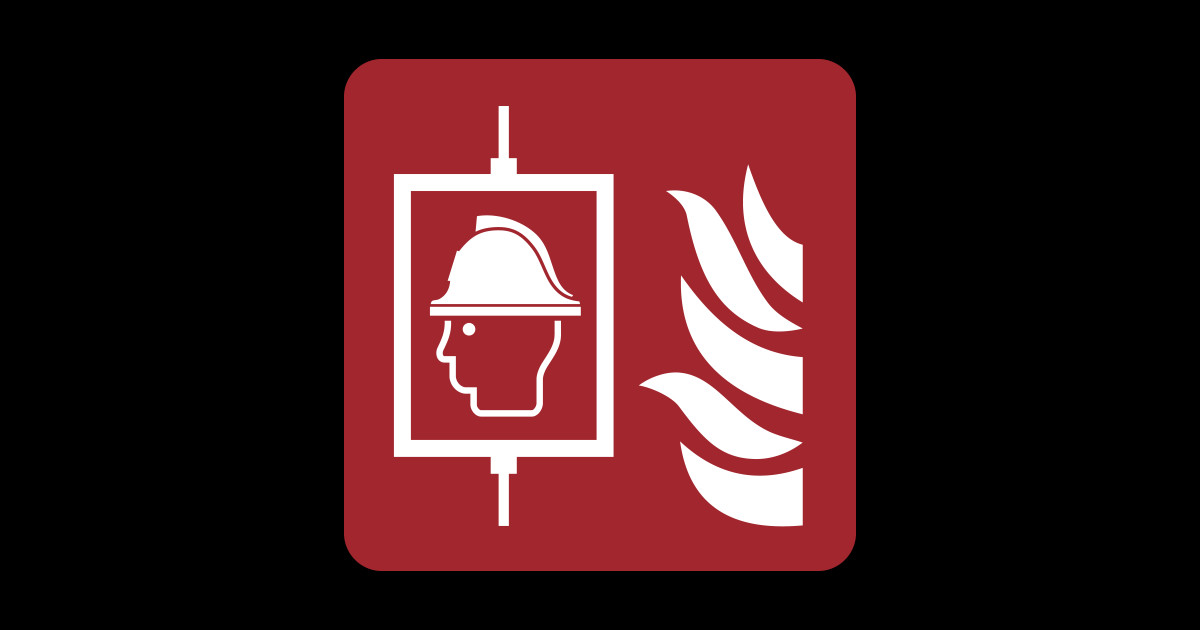 Firefighters Lift Safety Sign - Firefighters Lift - Posters and Art ...