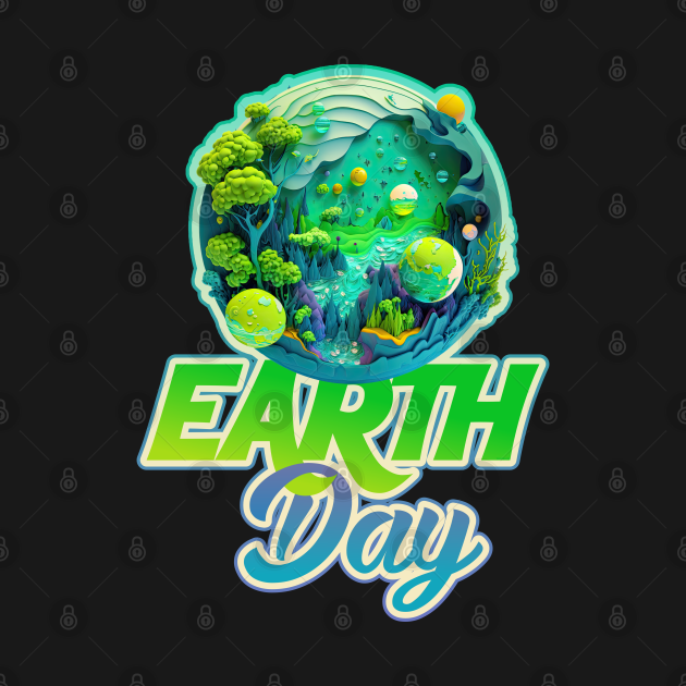 Earth Day Marble 2023 - Earth Day - T-Shirt | TeePublic