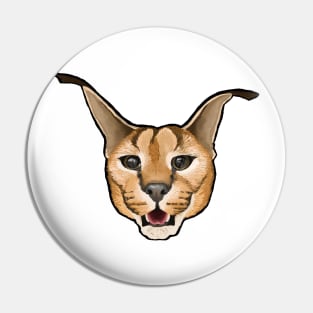 Big Floppa Cat Breed Pins and Buttons for Sale | TeePublic