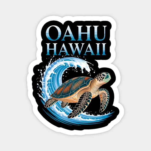 Sea Turtle Oahu Hawaii Beach Vibes Summer Vacation - Summer Vacation ...