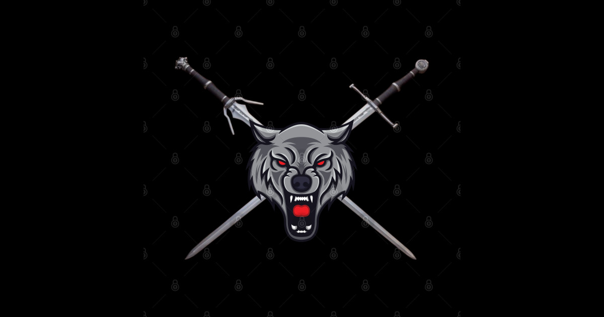 Wolf School - Swords - Fantasy - Witcher - Sticker | TeePublic
